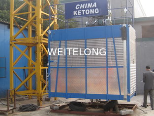SC100 Personalized Goods Material and Personnel Hoist with 0 - 63m/min