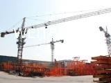 46.2m Basic height Tower Crane TC6010 Luffing Crane With Trolleying m/min 42.8/ 21.4 4.5/3
