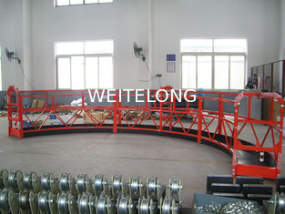 Steel Red Arc High Working Powered Suspended Access Platform for Building Decoration