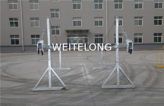 Customized ZLP1000 Suspended Access Platforms Maintenance Cradle With Steel Rope 8.6mm