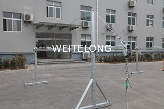Steel Suspended Access Platforms 7.5m 1.8kw 800kg Building Maintenance