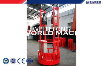 Customized ZLP1000 rope suspended platform for construction , decoration and cleaning