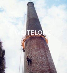 Safe Chimney Powered Round Transport Cradle Suspended Platform Cradle for Construction