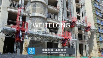 Double Mast Climbing Platform STC100 with Lifting Speed 6.4 m/min