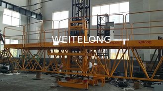 380V 60HZ Mast Climbing Working Platform 1000kgs Load Capacity 8.5m / min