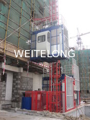 50m Mast Climbing Work Platform 2000kgs Single And Double Cages