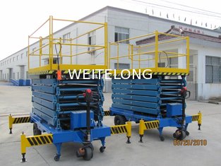 AC 220V 380V Electric Scissor Lift Aerial Work Platform with 1750 - 12000 mm