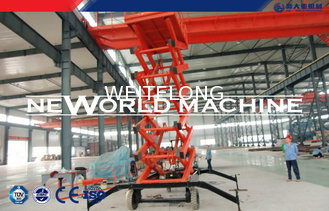 16m Mobile Hydraulic Platform Lift  DC 24V Powered , hydraulic lift platform