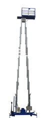 10m Double Mast Aerial Hydraulic Lift Platform with Electrical Wheels / Extension Platform