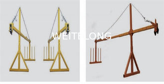 Safety Lock 30 KN 1.8 kw Elevating Work Platforms Aluminum ZLP800