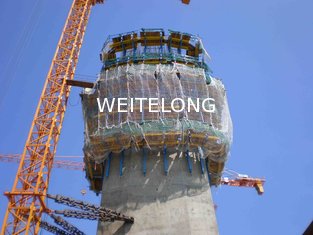 Steady , synchronous Pier formwork , Shoring Tower Climbing Formwork hydraulic system