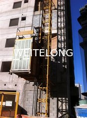 Electric Construction Hoist Elevator Single Cage , Building Lift