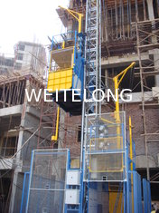 OEM 2700kg Blue Construction Twin Cage Hoist with Hot Dipped Zinc SC100