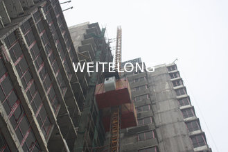 Mast section Passenger Hoists, SC100/100 2 Ton Twin Cage Hoist For Building Site