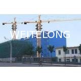 Construction Potain Tower Crane TC6010 / Luffing Crane with 60m Jib Length , 1.0t Rated load