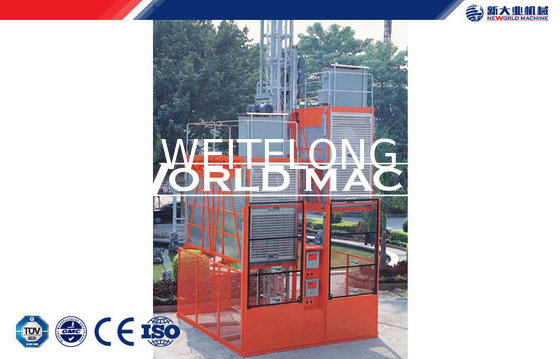 2T Single / double Cage Hoist construction building elevator