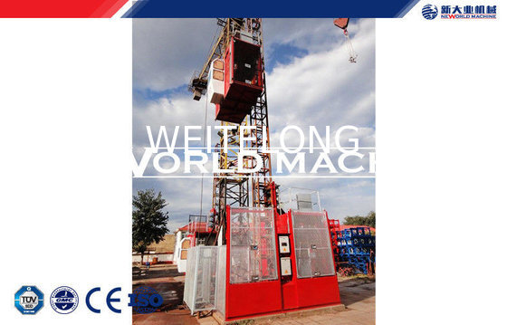 2T Single / double Cage Hoist construction building elevator