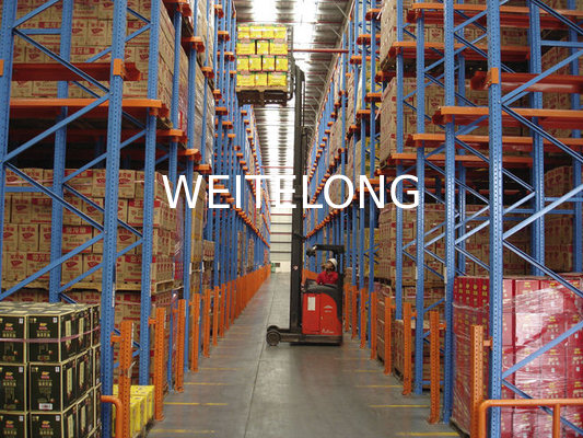 Heavy Duty Selective Pallet Racking System , Warehouse Pallet Storage Rack Shelving