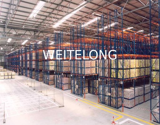 Carbon Steel Heavy Duty Double Deep Pallet Racking for Warehouse Storage