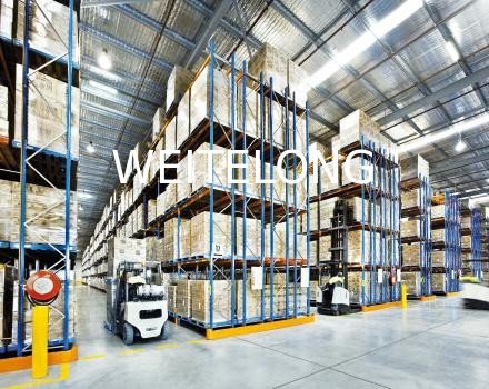 Carbon Steel Heavy Duty Double Deep Pallet Racking for Warehouse Storage