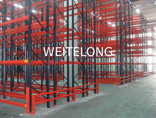 Carbon Steel Heavy Duty Double Deep Pallet Racking for Warehouse Storage