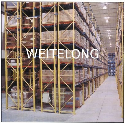Carbon Steel Heavy Duty Double Deep Pallet Racking for Warehouse Storage
