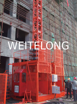 150 m 33 m/min Construction Hoist Elevator Lifting Equipment with YZEJ132M-4 Motor