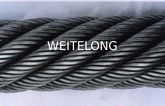 Astm Din Standard Galvanized Stainless steel wire 6 x 37 For Hoist