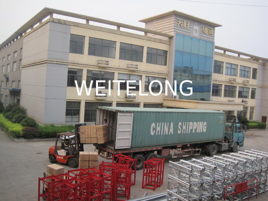 500kgs Suspended Working Platform 1m-10m Length , Construction Access Equipment