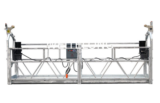 ZLP 500 Maintenance Suspended Working Platform With Hoist 1.5kw And 30KN Safety Lock