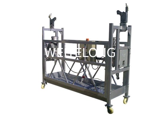 Aluminum Suspended Working Platform 380V 3 Phase ZLP630 With Electrical Control Box