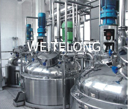 Ointment / Suspend Liquid Vacuum Emulsifying Machine With Three Phase Vacuum Pump