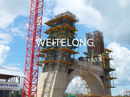 Auto climb formwork , bridge deck formwork for Melak Bridge project
