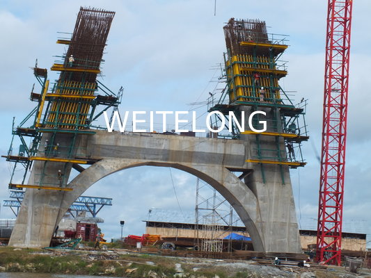 Auto climb formwork , bridge deck formwork for Melak Bridge project