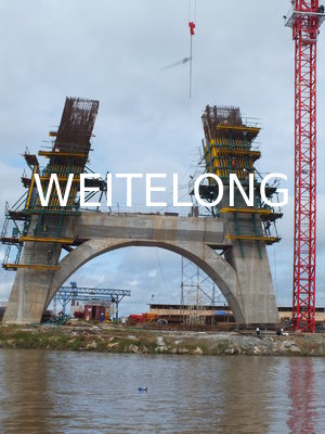 Auto climb formwork , bridge deck formwork for Melak Bridge project