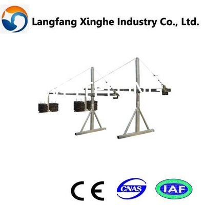 temporary suspended platform, suspended building platform/ high rise roof suspended work platform