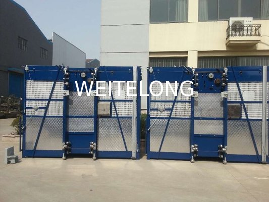 SC100 Personalized Goods Material and Personnel Hoist with 0 - 63m/min
