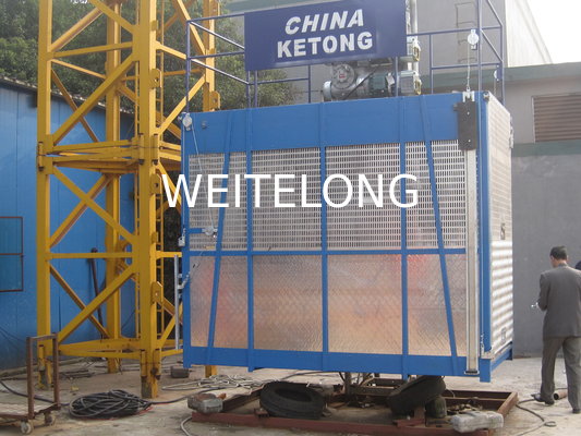 SC100 Personalized Goods Material and Personnel Hoist with 0 - 63m/min