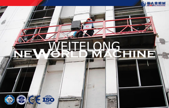Three-Phase Suspended Platform personnel hoist Cradle Gondola for external wall