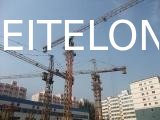 Construction Tower Crane (TC5811) 58 m Jib length, 1.1t Rated load Luffing Crane
