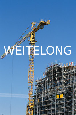 Erecting Tower Cranes for Industrial Building Construction