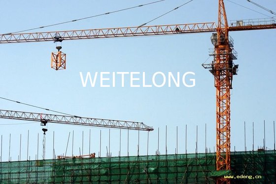 Erecting Tower Cranes for Industrial Building Construction