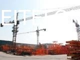 46.2m Basic height Tower Crane TC6010 Luffing Crane With Trolleying m/min 42.8/ 21.4 4.5/3