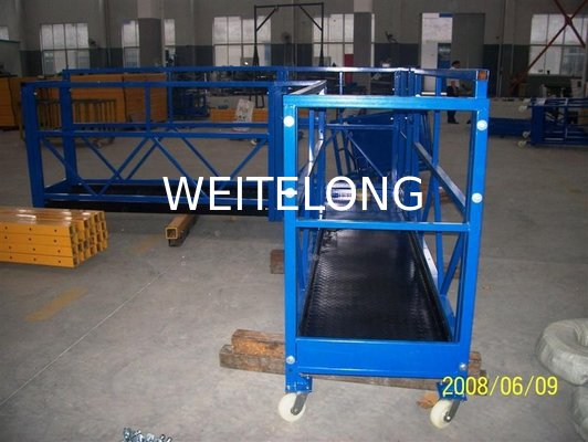 Red 90 Degree Steel Suspended Access Platform Cardle for Building Cleaning