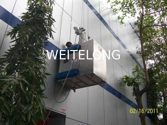 1.5kW 380V Single Person Suspended Access Platform ZLP250 for Cleaning