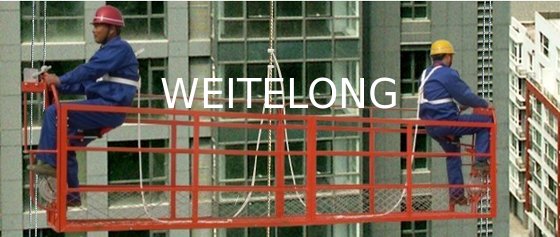 2m - 6m Pedal Safe Suspended Access Platform Construction Equipment