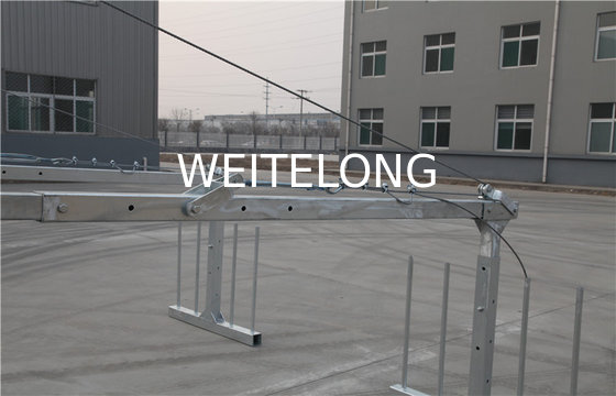 Aerial Working Hot Galvanized Suspended Access Platforms ZLP630 With Steel Wire Rope 8.3MM