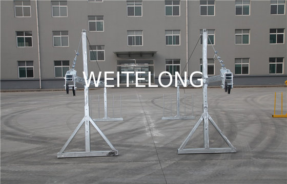 Customized ZLP1000 Suspended Access Platforms Maintenance Cradle With Steel Rope 8.6mm
