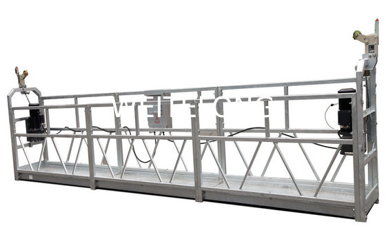 Customized ZLP1000 Suspended Access Platforms Maintenance Cradle With Steel Rope 8.6mm