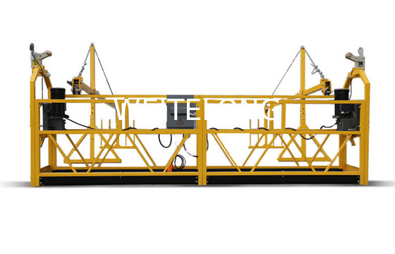 Customized ZLP1000 Suspended Access Platforms Maintenance Cradle With Steel Rope 8.6mm